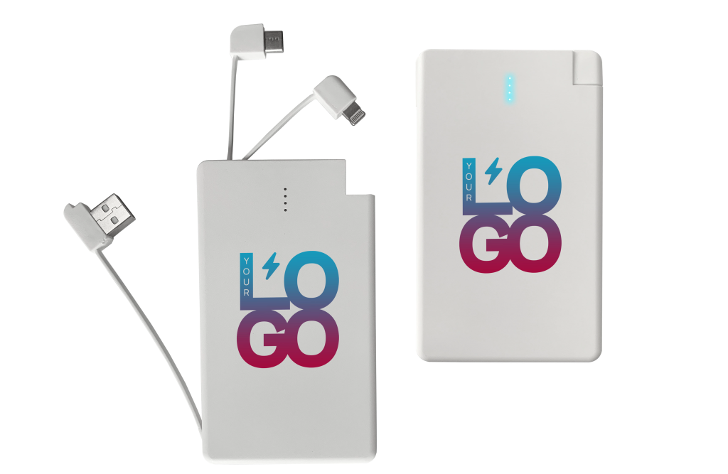 4-in-1 Integrated Cable Powerbank (5000mAh) - Promo Central
